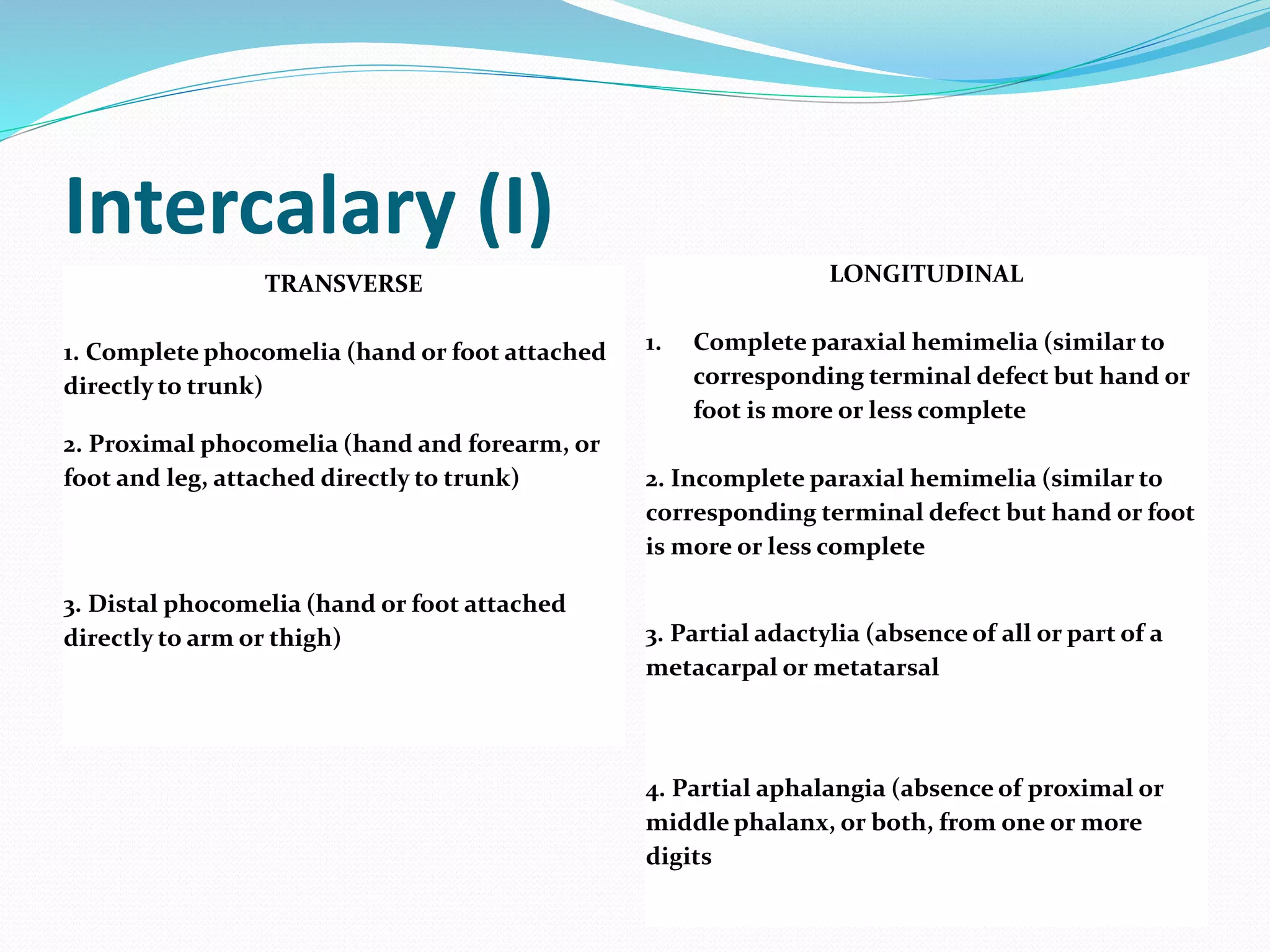 Congenital skeletal limb deficiences | PPTX