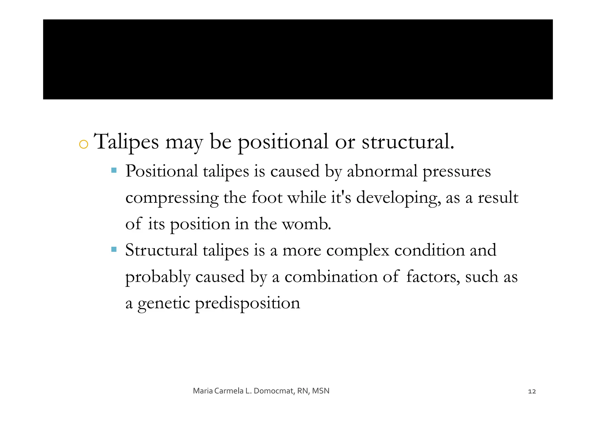 Musculoskeletal disorders Part 8 Congenital skeletal malformations | PDF