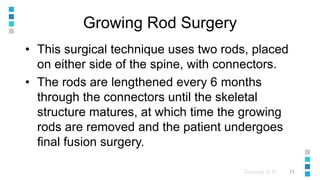 Physiotherapy for Congenital Spine Deformities | PPTX