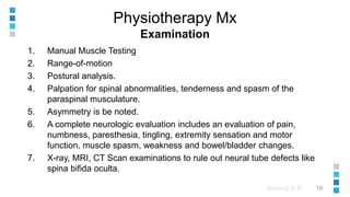 Physiotherapy for Congenital Spine Deformities | PPTX