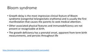 Congenital syndromes and cancer1 | PPTX