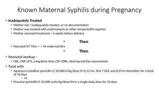Congenital Syphilis -02.pptx Senior Registrar | PPT