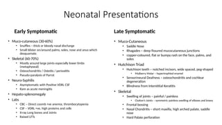Congenital Syphilis -02.pptx Senior Registrar | PPT