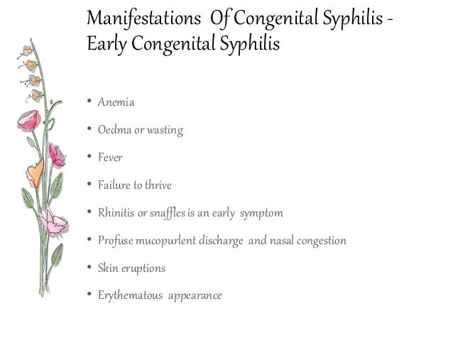 Congenital Syphilis - Dermatology