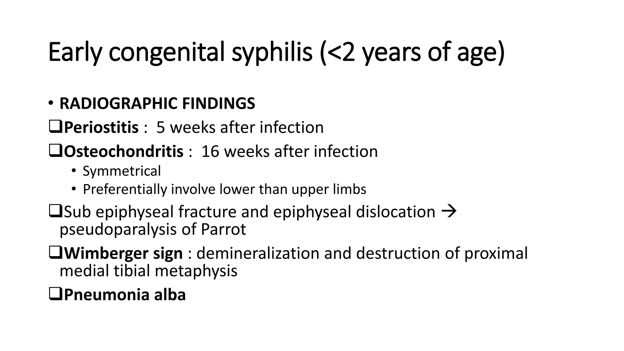 Congenital syphilis | PPTX