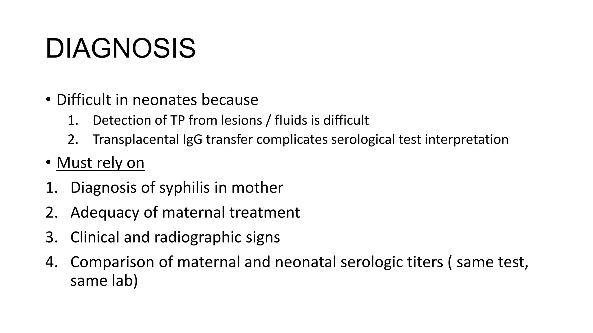 Congenital syphilis | PPTX