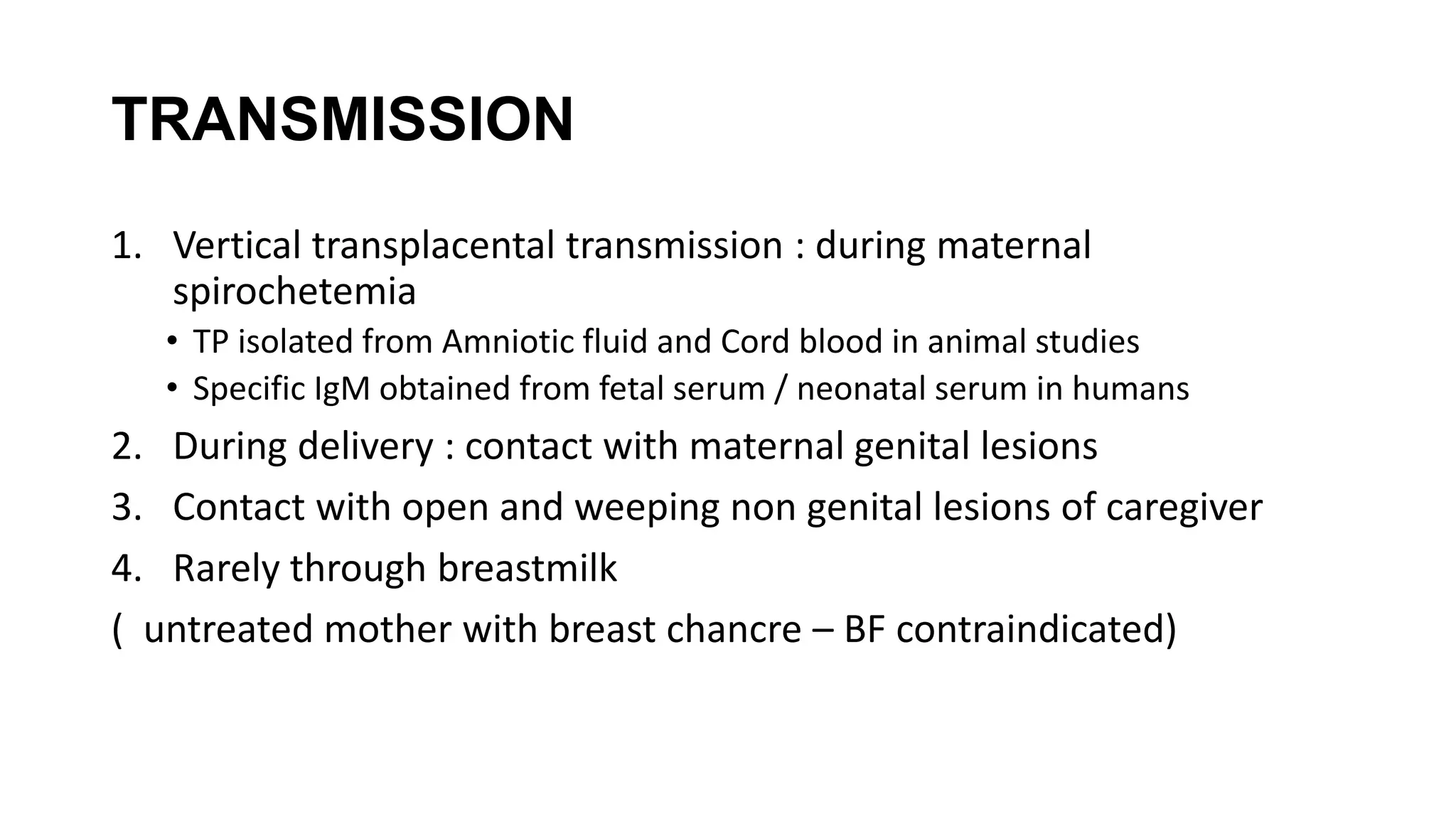 Congenital syphilis | PPTX