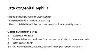 Congenital syphilis | PPTX