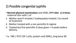 Congenital syphilis | PPTX