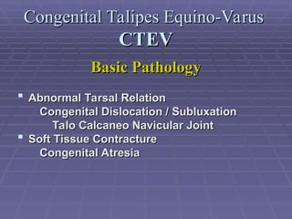 Congenital Talipes Equino-Varus.ppt Congenital Talipes Equino-Varus.ppt