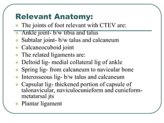 Congenital Talipes Equino Varus.pptjeiiieiu | PPT