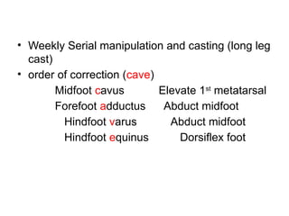 CONGENITAL TALIPES EQUINO VARUS CLUBFOOT | PPTX