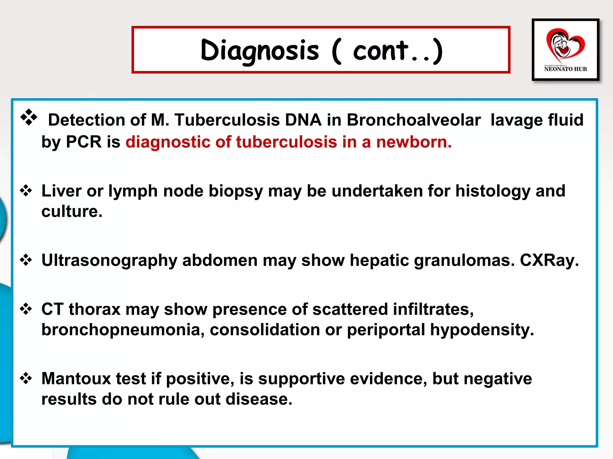 Congenital Tuberculosis (Updated in 2020) | PPT