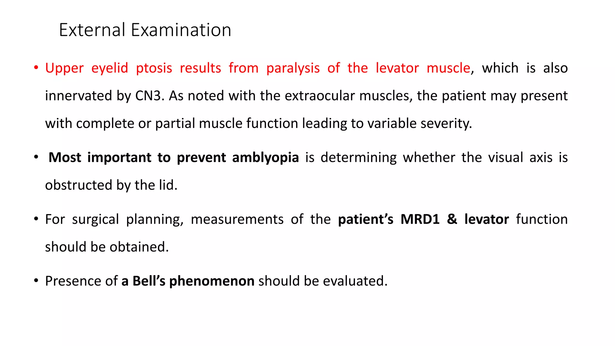 Congenital third ( oculomotor )nerve palsy | PPTX