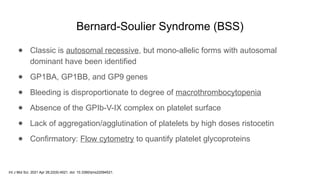 Congenital Thrombocytopenia in the Adult Patient | PPTX