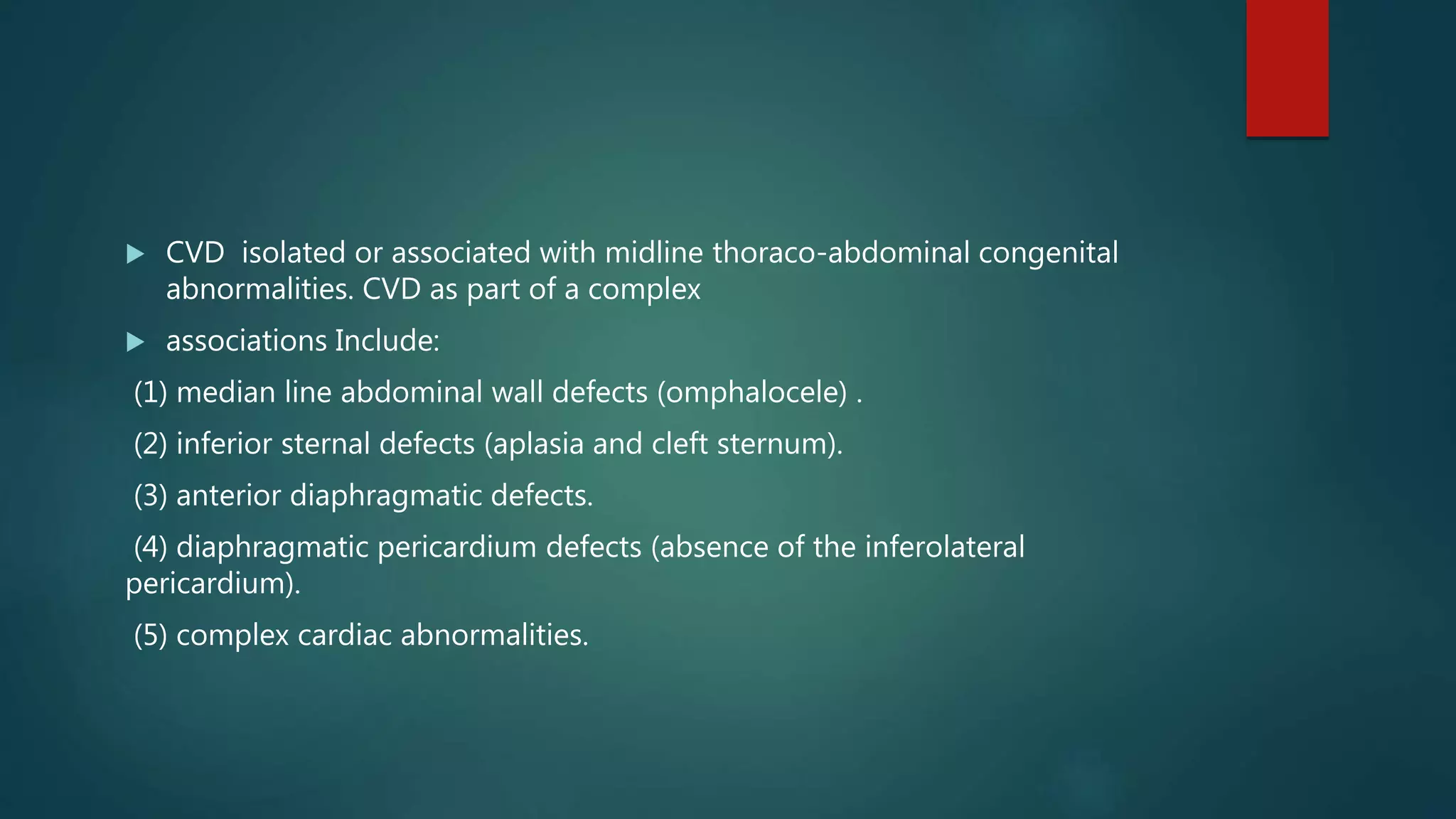 Congenital ventricular outpouchings (CVOs) | PPTX