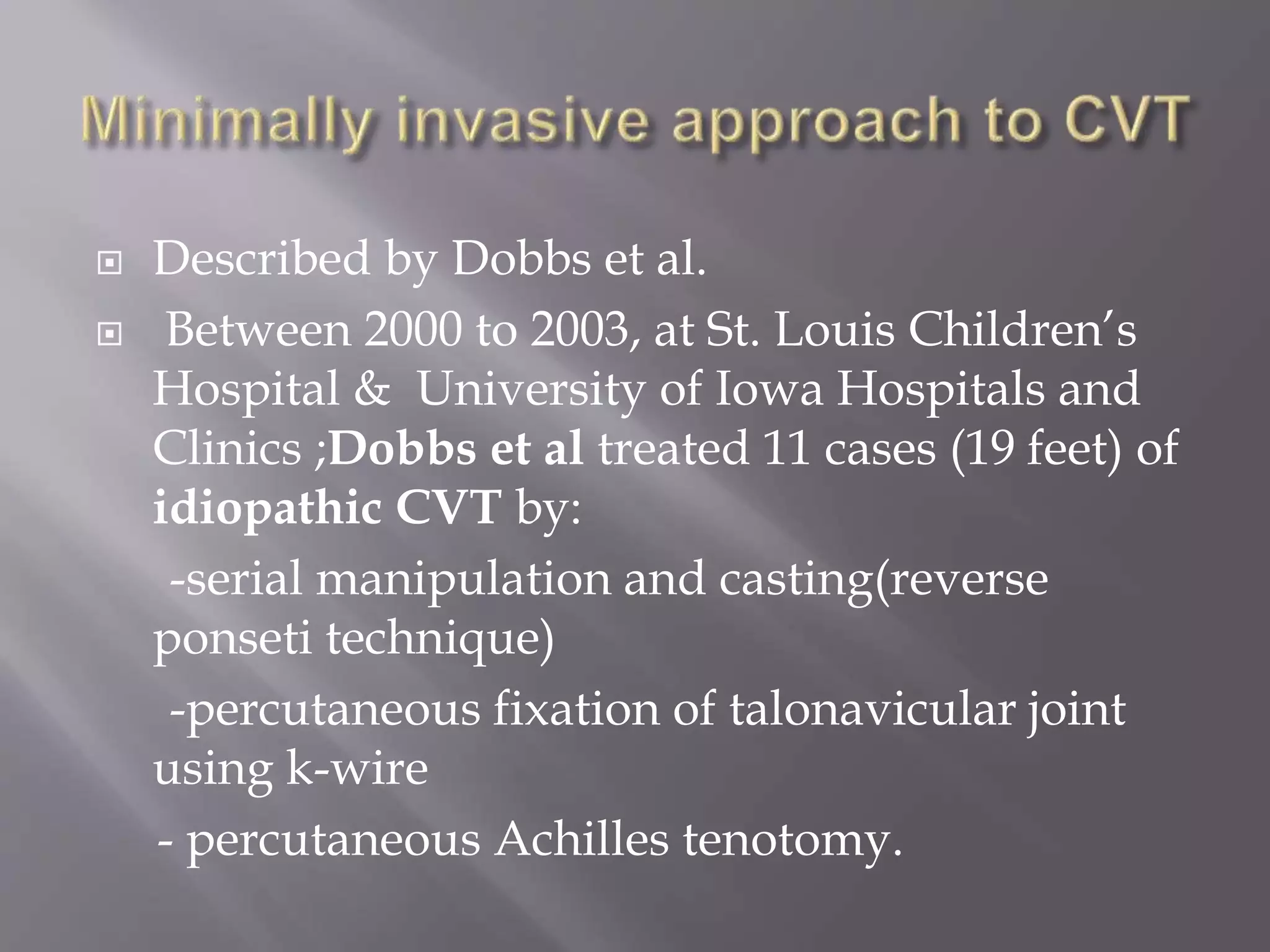 Congenital vertical talus | PPTX