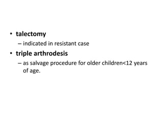 Congenital vertical talus | PPTX
