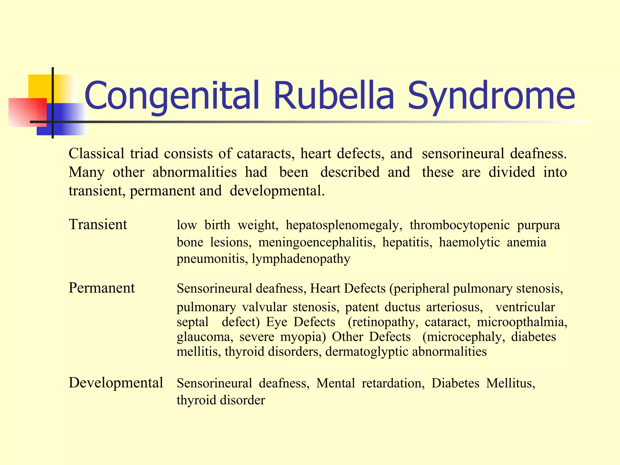 Congenital Viral Infection | PPT