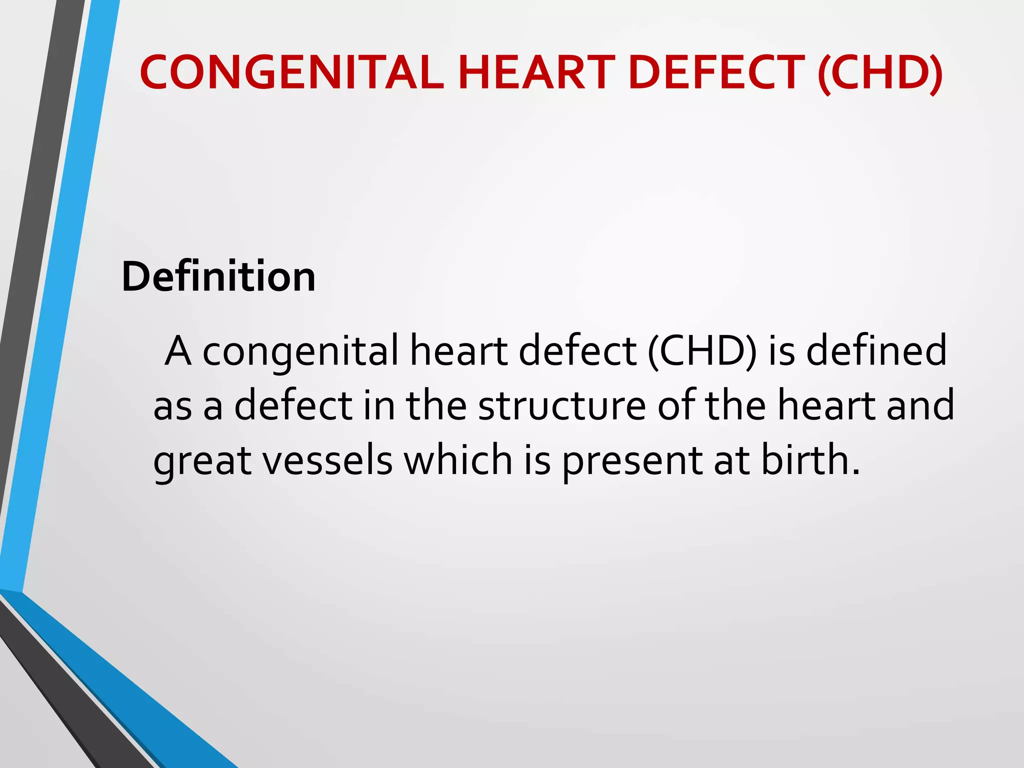 CONGENITAL HEART DISEASES PPT | PPTX