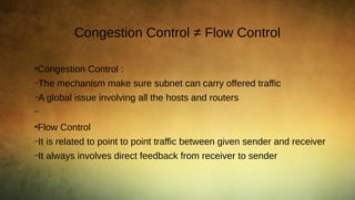 Congestion control | PPT
