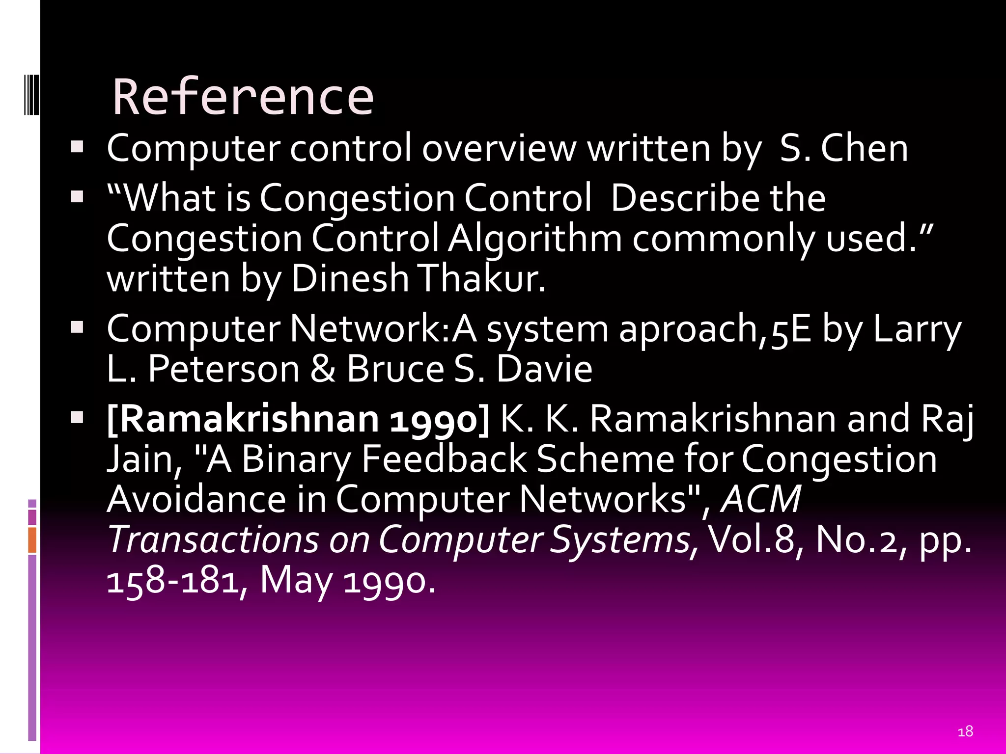 Congestion On Computer Network Pptx Computer Networking Computing
