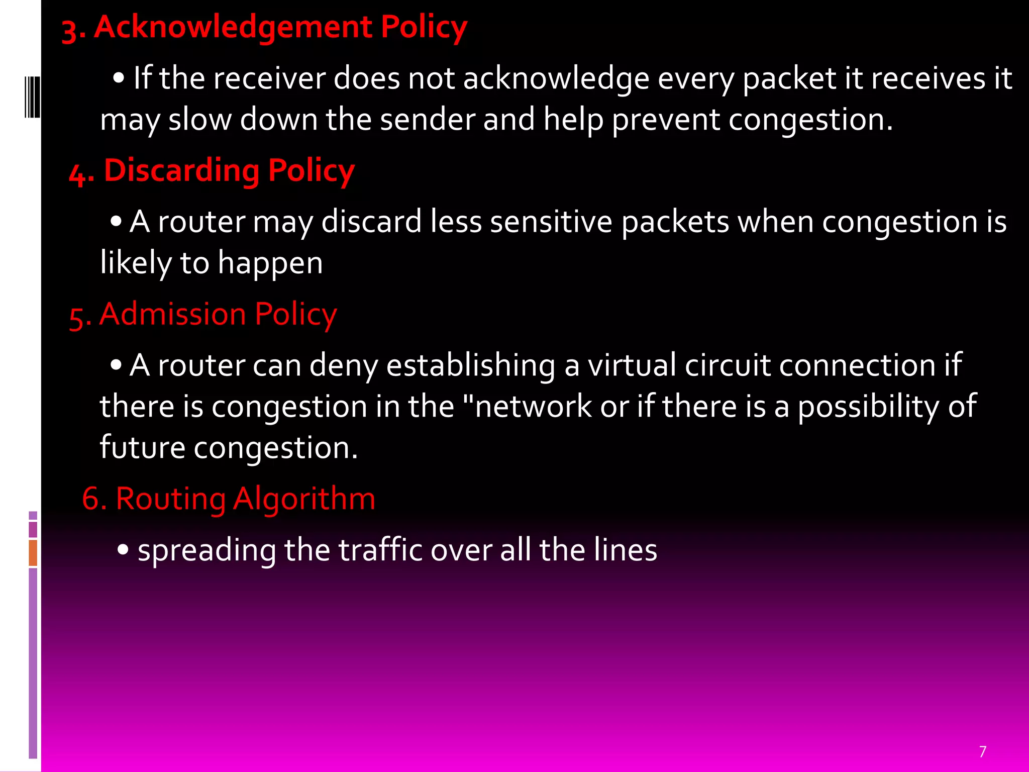 Congestion on computer network | PPTX