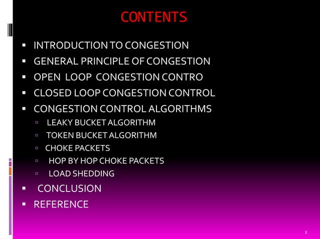 Congestion on computer network | PPTX | Computer Networking | Computing