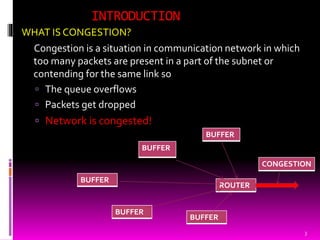 Congestion on computer network | PPTX