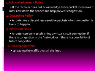 Congestion on computer network | PPTX