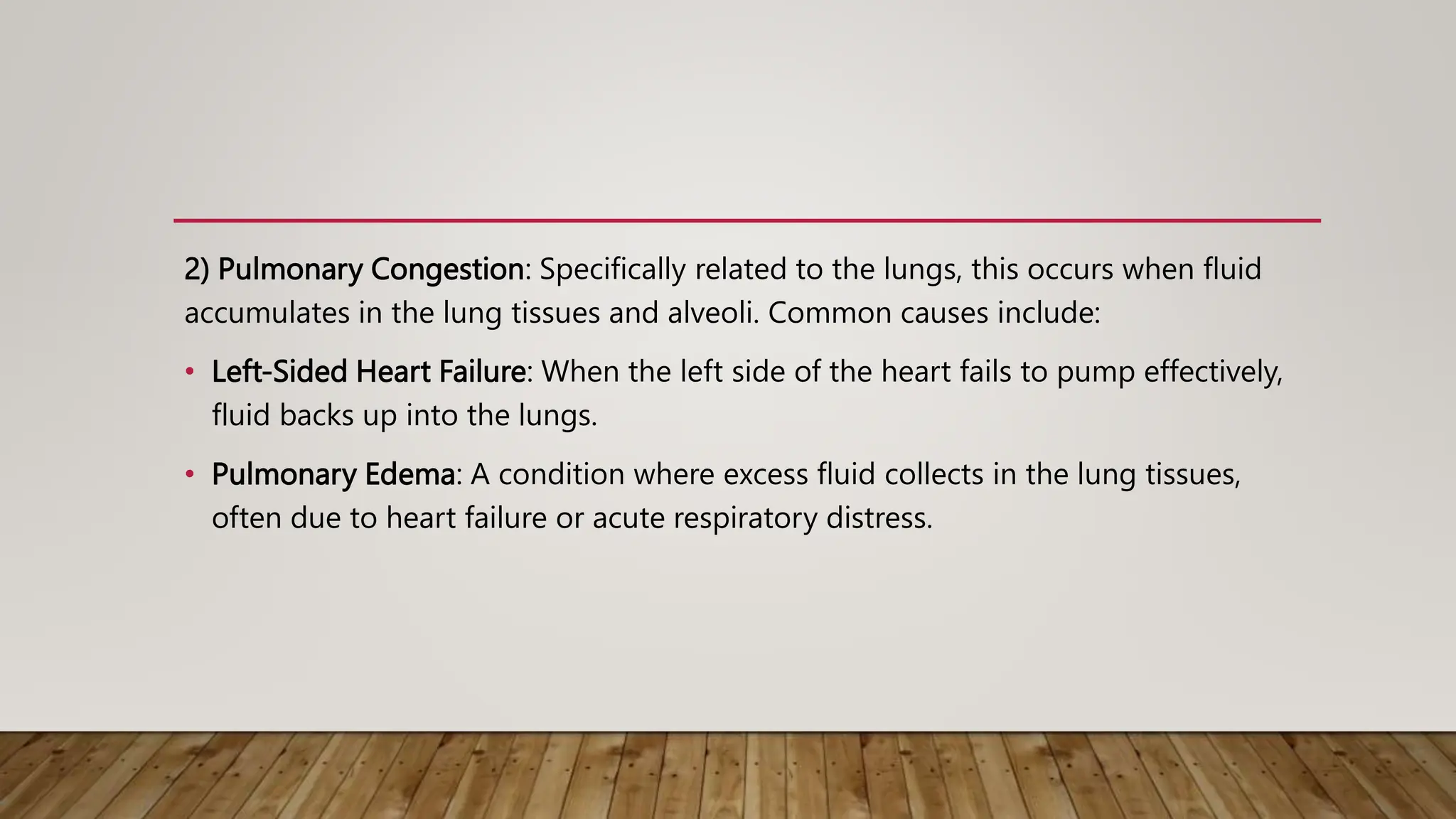 Congestion pathology for medical students | PPTX