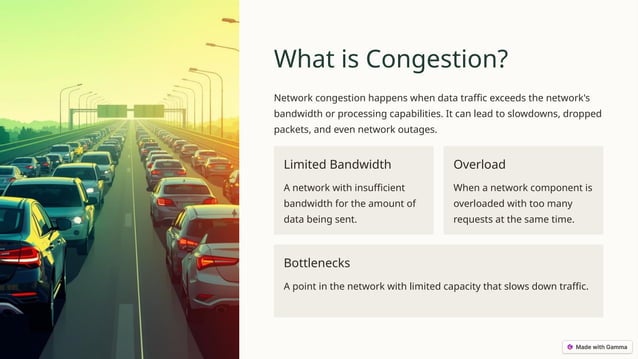 Congestion In Computer Networks Policies And Challengespptx Free