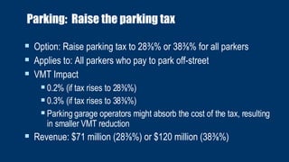 Congestion Mitigation Strategies: Alternatives to the City’s plan | PPT