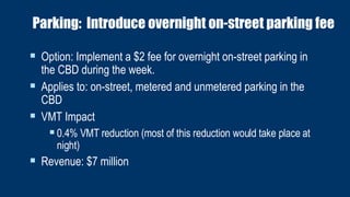 Congestion Mitigation Strategies: Alternatives to the City’s plan | PPT