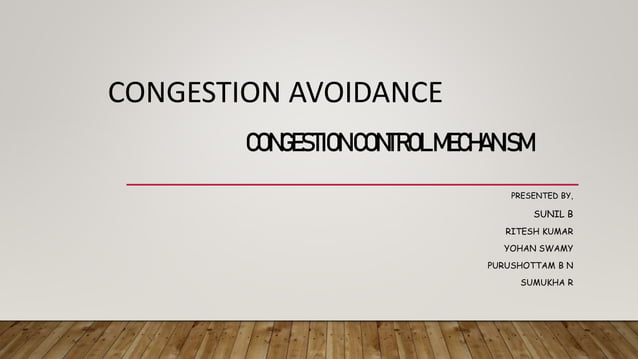 Congestion Avoidancepptx 