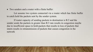 CONGESTION AVOIDANCE.pptx | Computer Networking | Computing