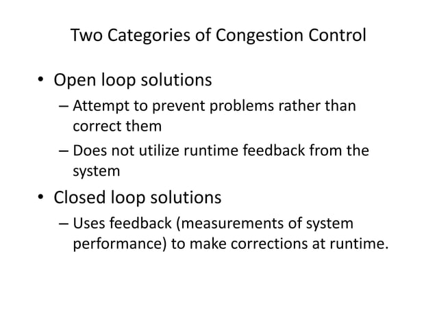 Congestion control 1 | PDF | Computer Networking | Computing
