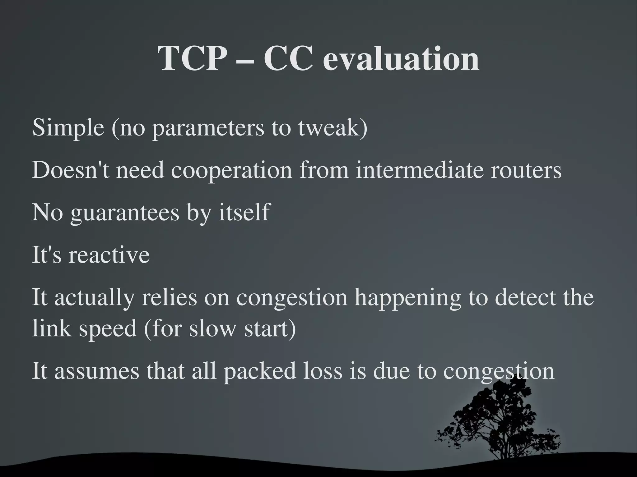 Congestion Control In Computer Networks Atm And Tcp Odp