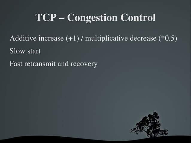 Congestion Control in Computer Networks - ATM and TCP | ODP