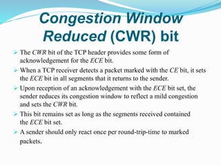 Congestion control Assignment Help | PPTX