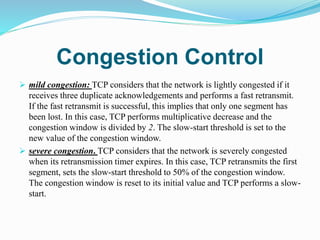 Congestion control Assignment Help | PPTX