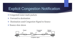 Congestion control | PPTX | Computer Networking | Computing