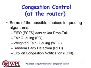 Congestion control | PPT