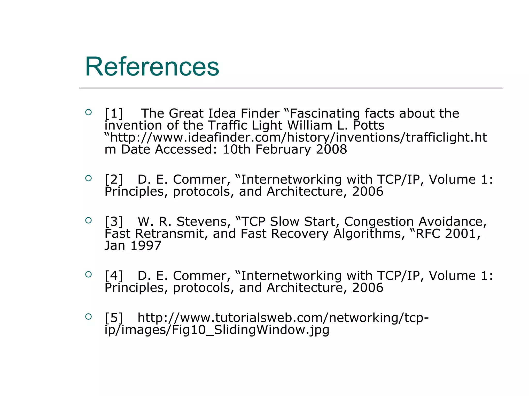 Congestion control avoidance | PPT