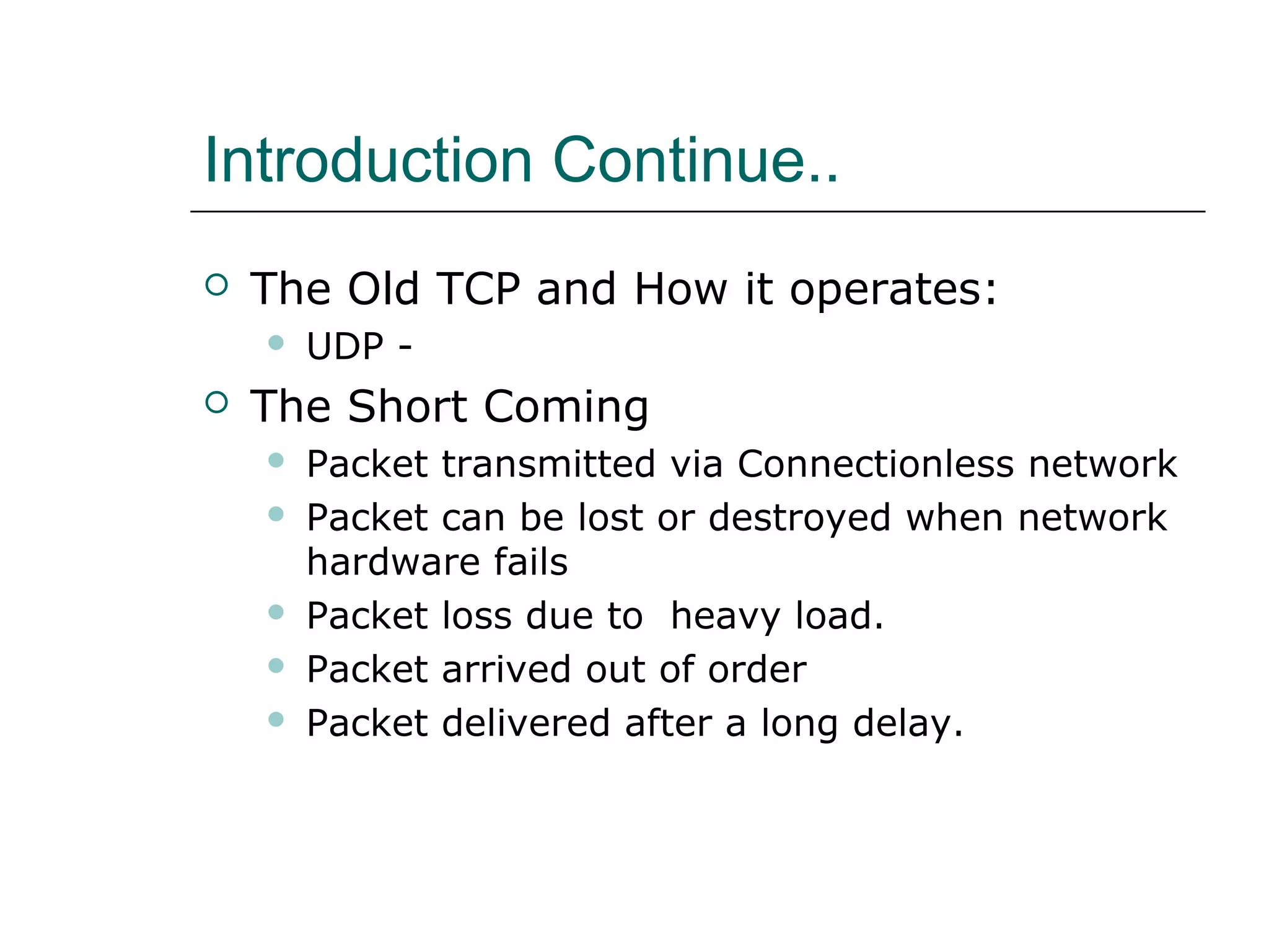 Congestion control avoidance | PPT