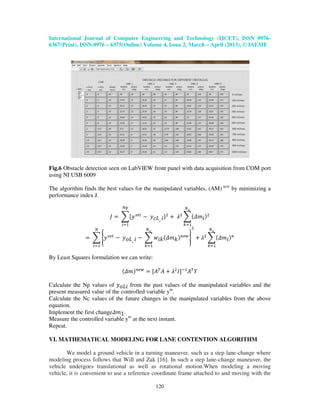Congestion control & collision avoidance algorithm in intelligent ...