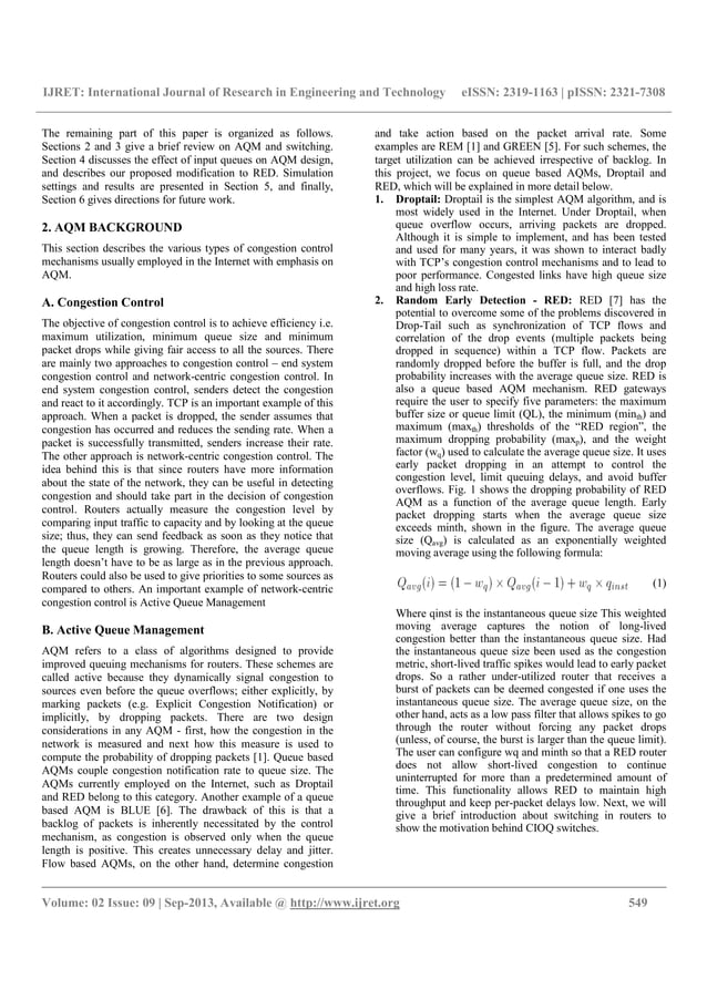 Congestion Control In Computer Networks Using A Pdf