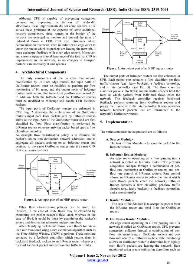 Congestion control mechanism using network border protocol | PDF