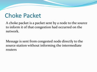 Congestion control | PPTX