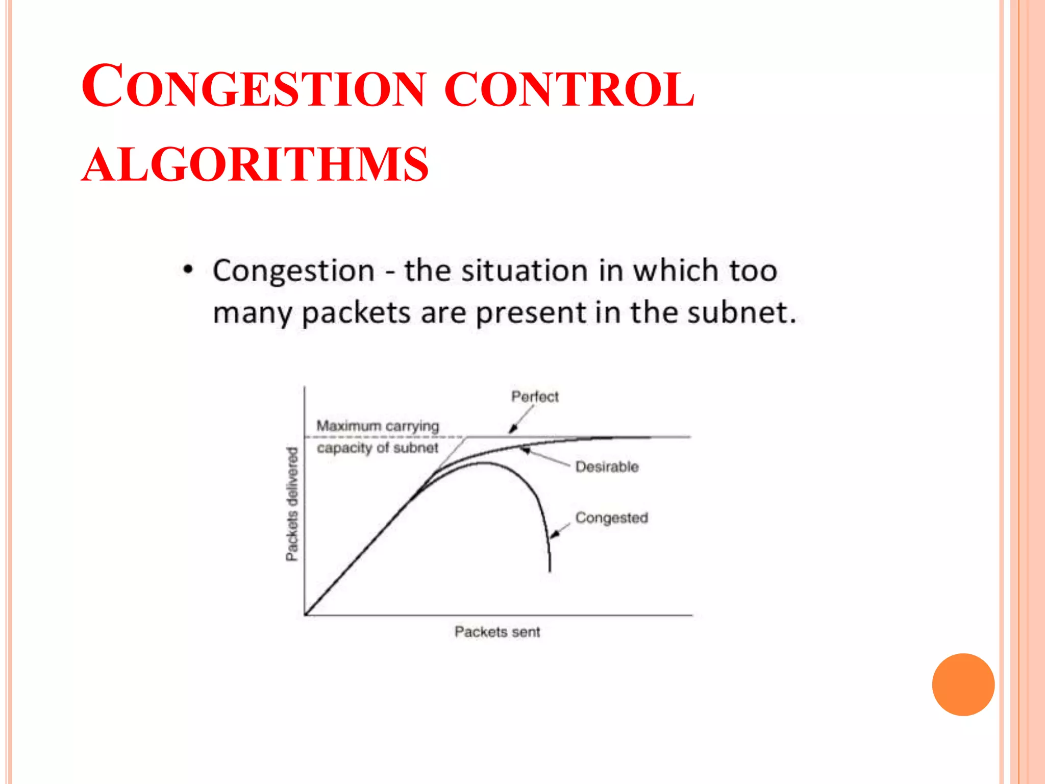 Congestion control, slow start, fast retransmit | PPTX